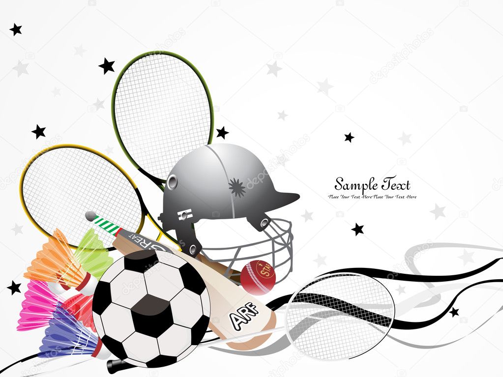 Vector sports background Stock Vector Image by ©alliesinteract #4154354