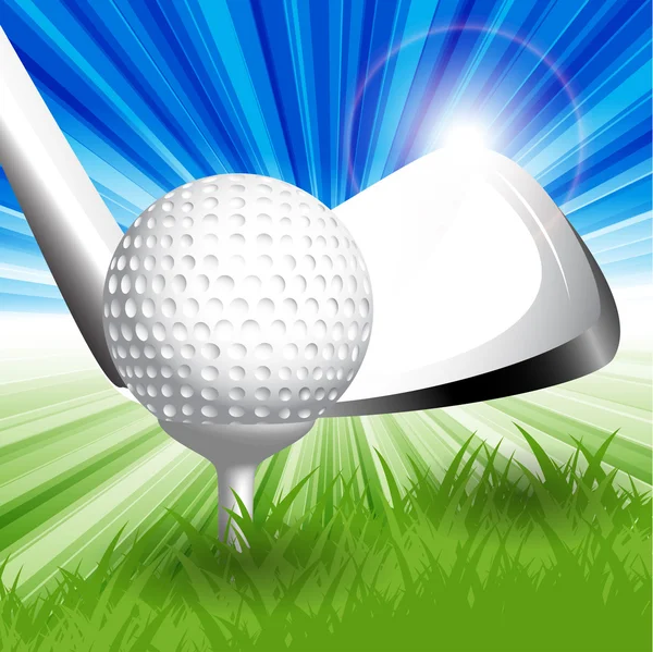 Background Abstract Golf Sport Green Grass Red Flag White Ball Frame