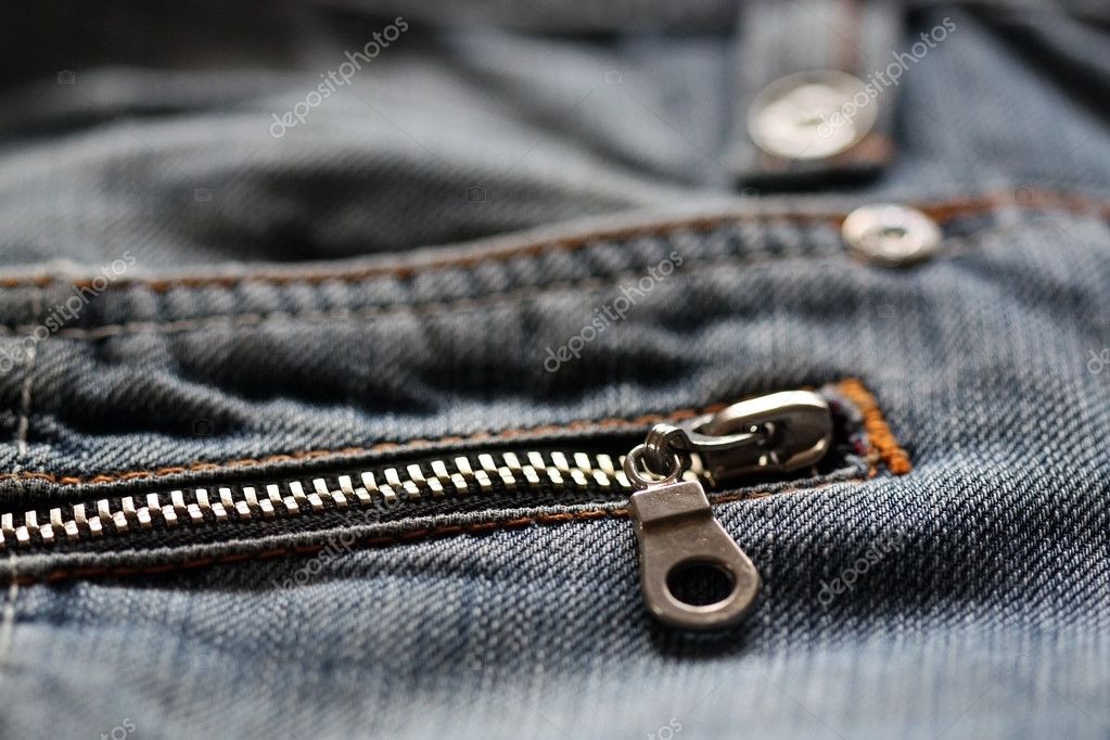 Jeans zipper close up — Stock Photo © Tomukas #2786728
