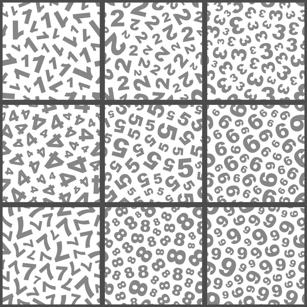 Seamless background with numbers — Stock Vector © studiom1 #7162883