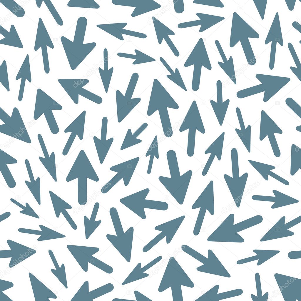 Seamless background with different arrow signs. Stock Vector Image by ...