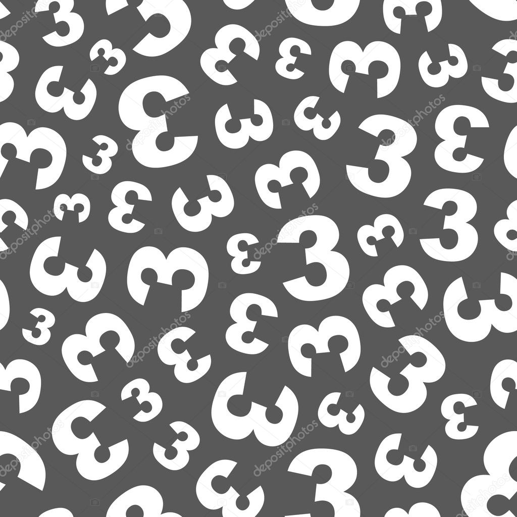 3. Seamless background with numbers Stock Vector by ©studiom1 3074005
