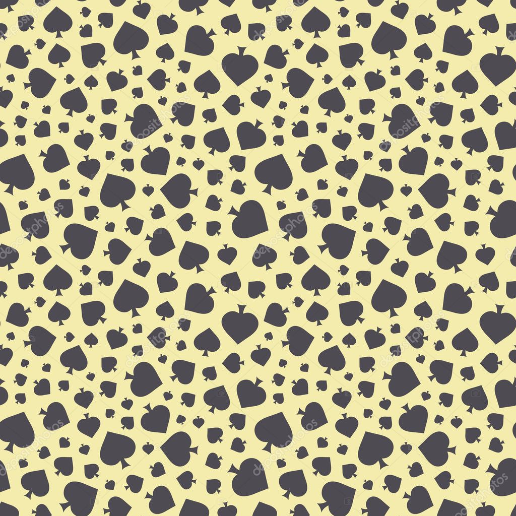 Abstract background with card suits. Vector illustration. Stock Vector ...