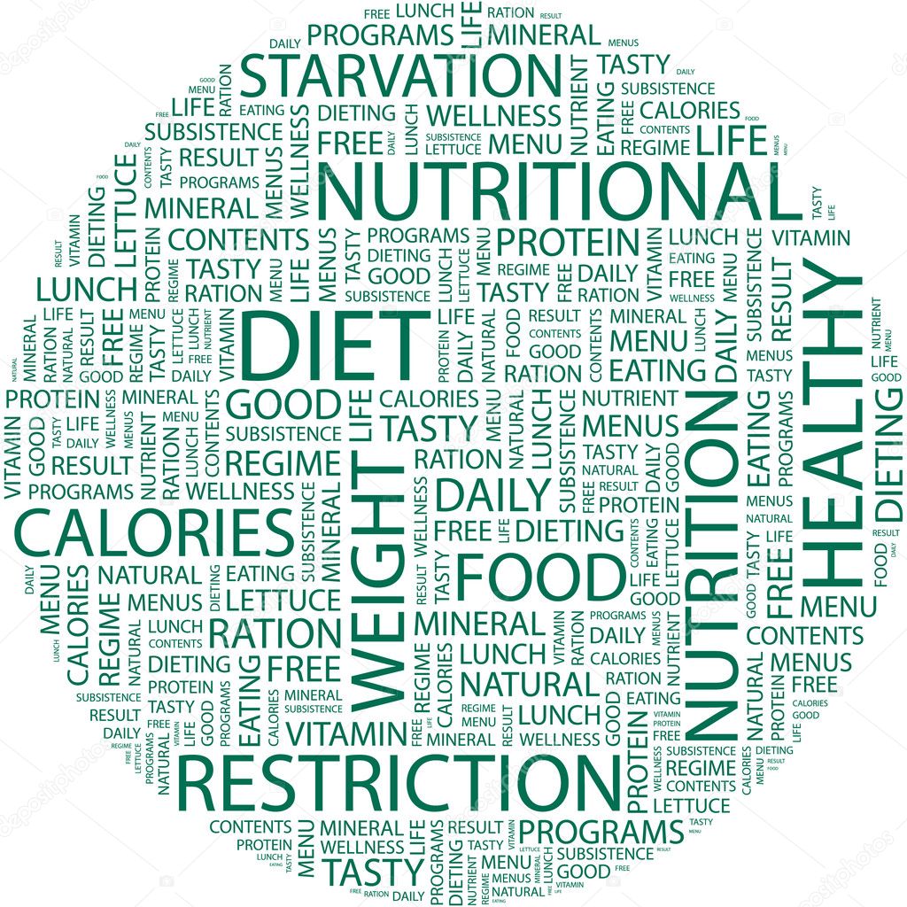 DIET. Word collage Stock Vector Image by ©studiom1 #3174543