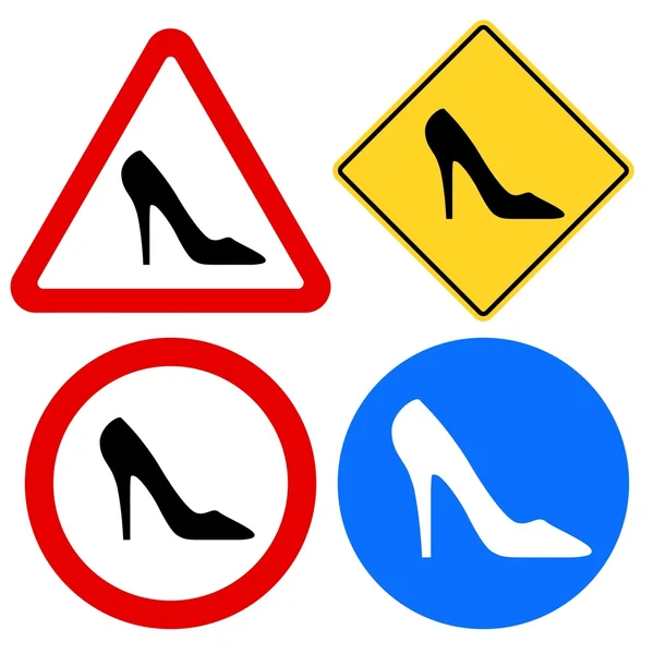 Sign of womens shoes Stock Vector Image by ©dvargg #10855955