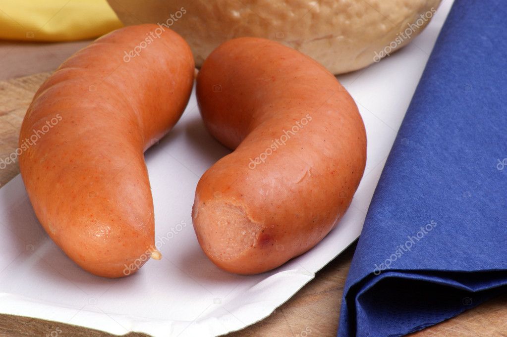 Sausage, also known as knackwurst Stock Photo by ©Szakaly 2930066