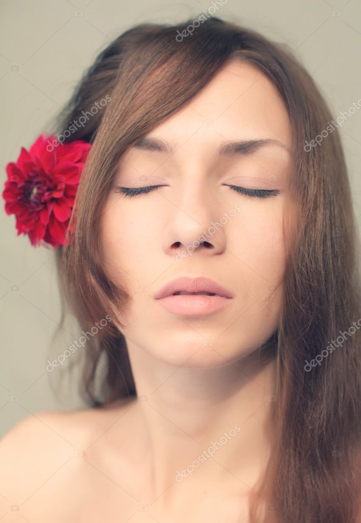 Closed eyes — Stock Photo © gaudiums #3670896