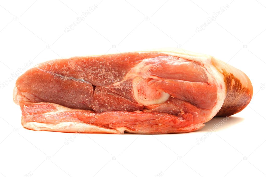 Raw pork (leg). Image series of different food o Stock Photo by ©Artmim ...