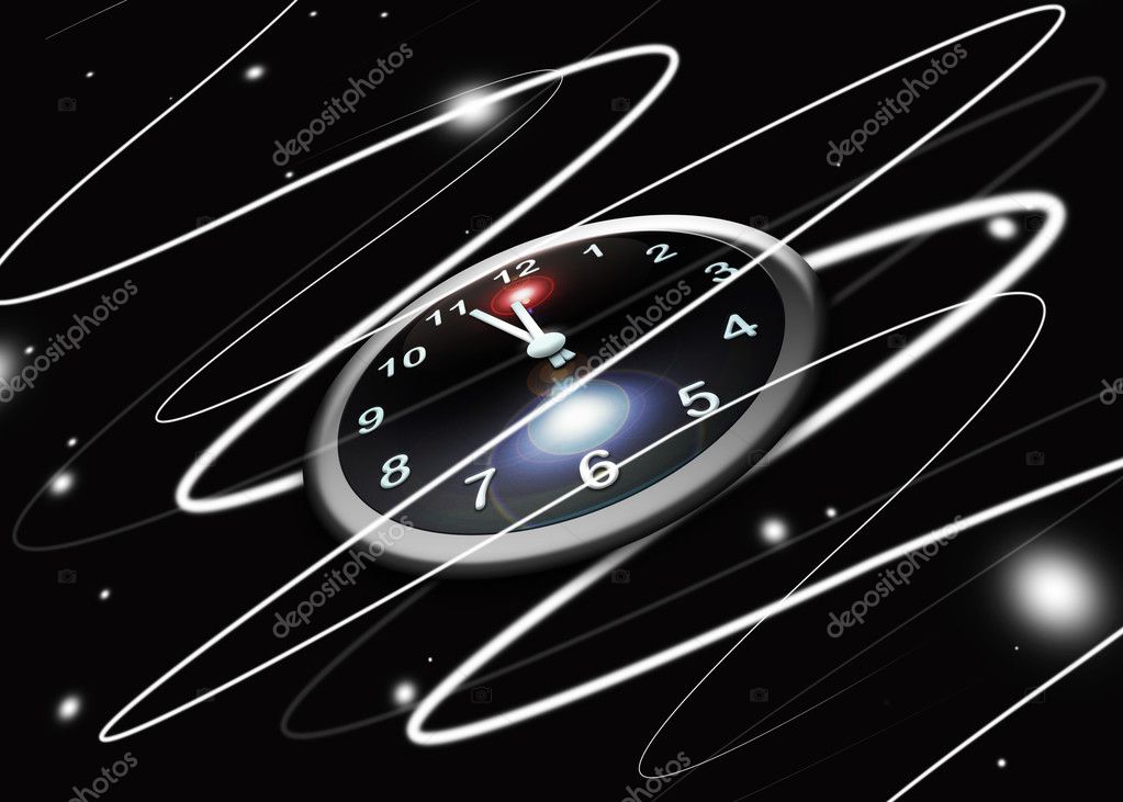 Abstract clock in space Stock Photo by ©ayo888 3023148