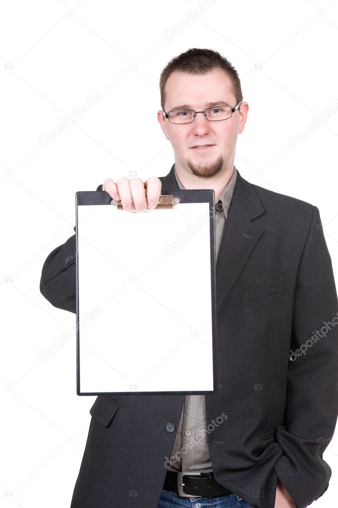 Man with board — Stock Photo © netris #3011994