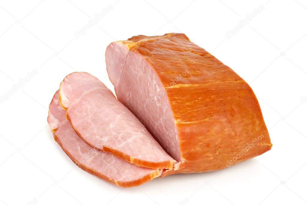 Sliced ham — Stock Photo © digitalr #3322747