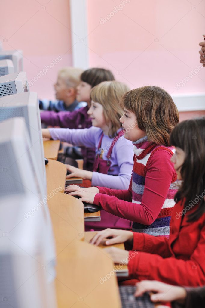It education with children in school — Stock Photo © .shock #4400218