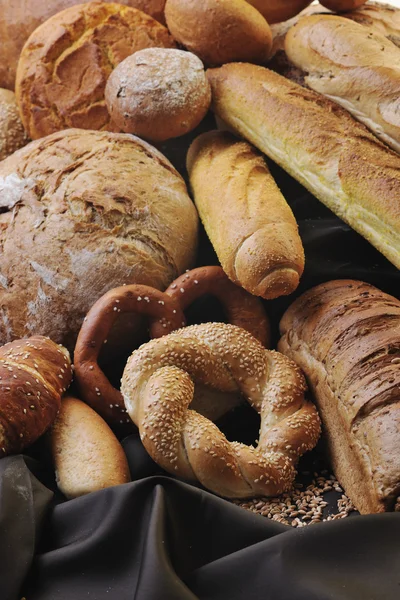 Fresh bread food group — Stock Photo © .shock #4869383