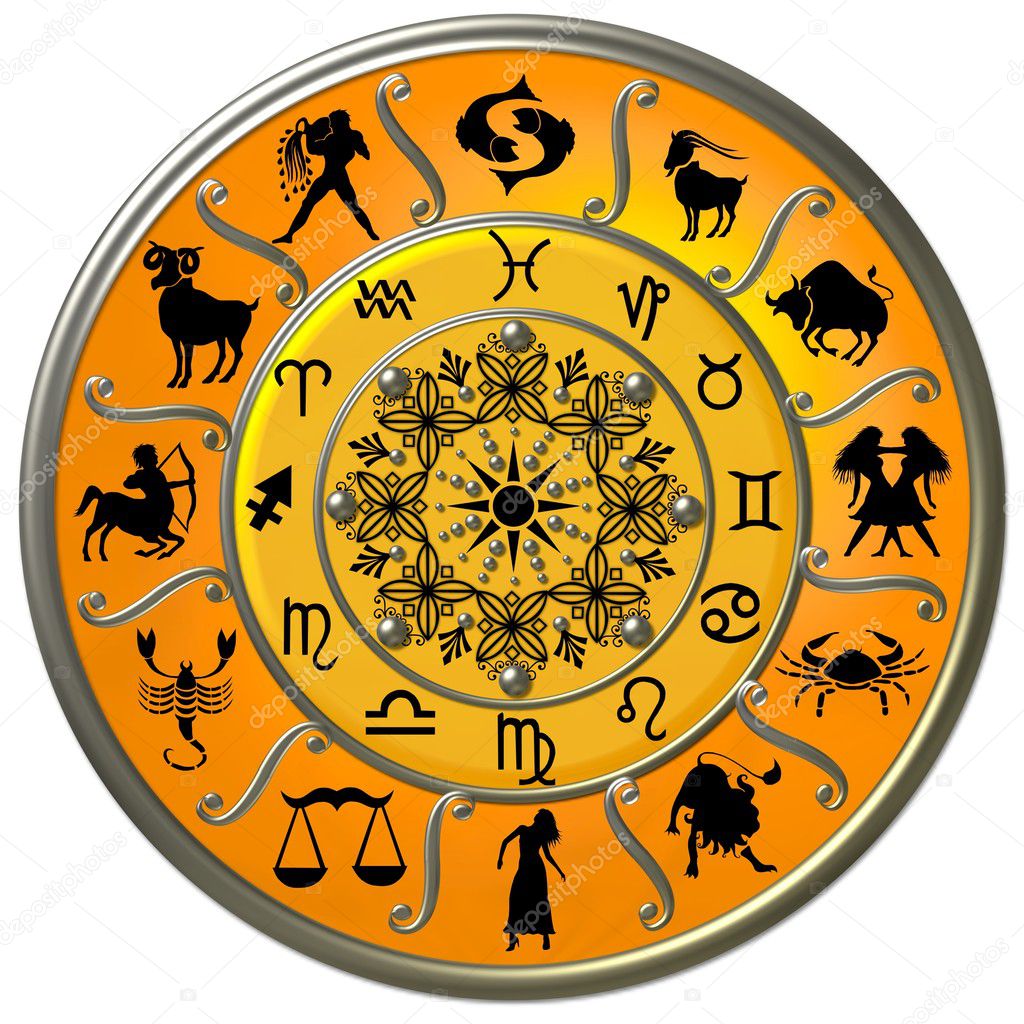 Zodiac Disc with Signs and Symbols Stock Photo by ©pdesign 2945714