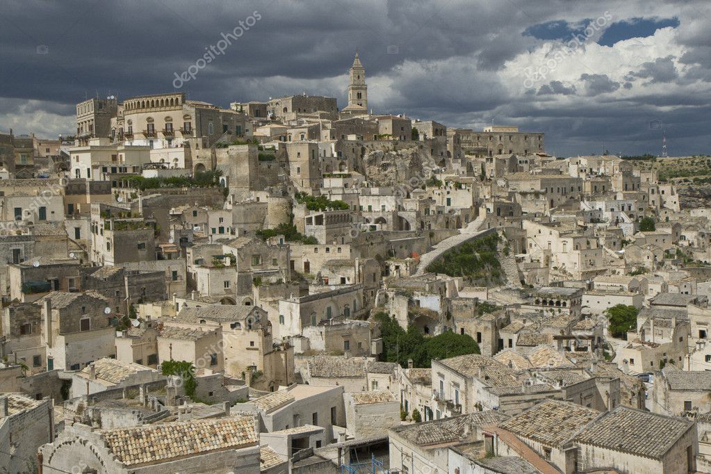 The Sassi of Matera, South Italy. ⬇ Stock Photo, Image by © LisovS #3436621