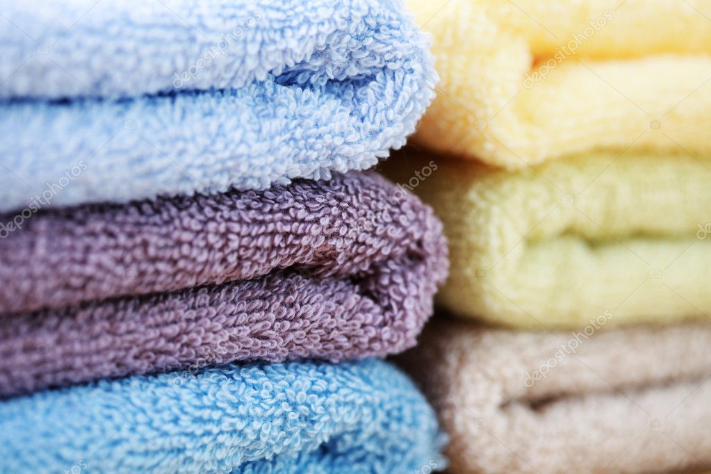 Stack of towels Stock Photo by ©matka_Wariatka 3003402