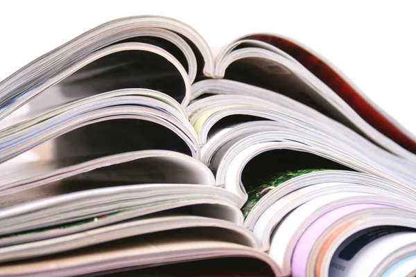 Old magazines with bending pages — Stock Photo © kotomiti #8385052