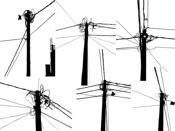Telephone Poles Vector