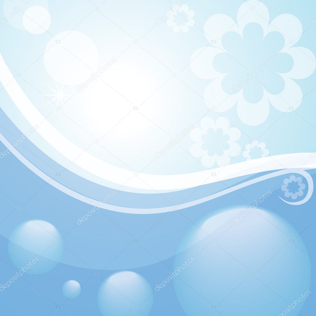 Beautiful blue background Stock Vector Image by ©Alekksall #2876601