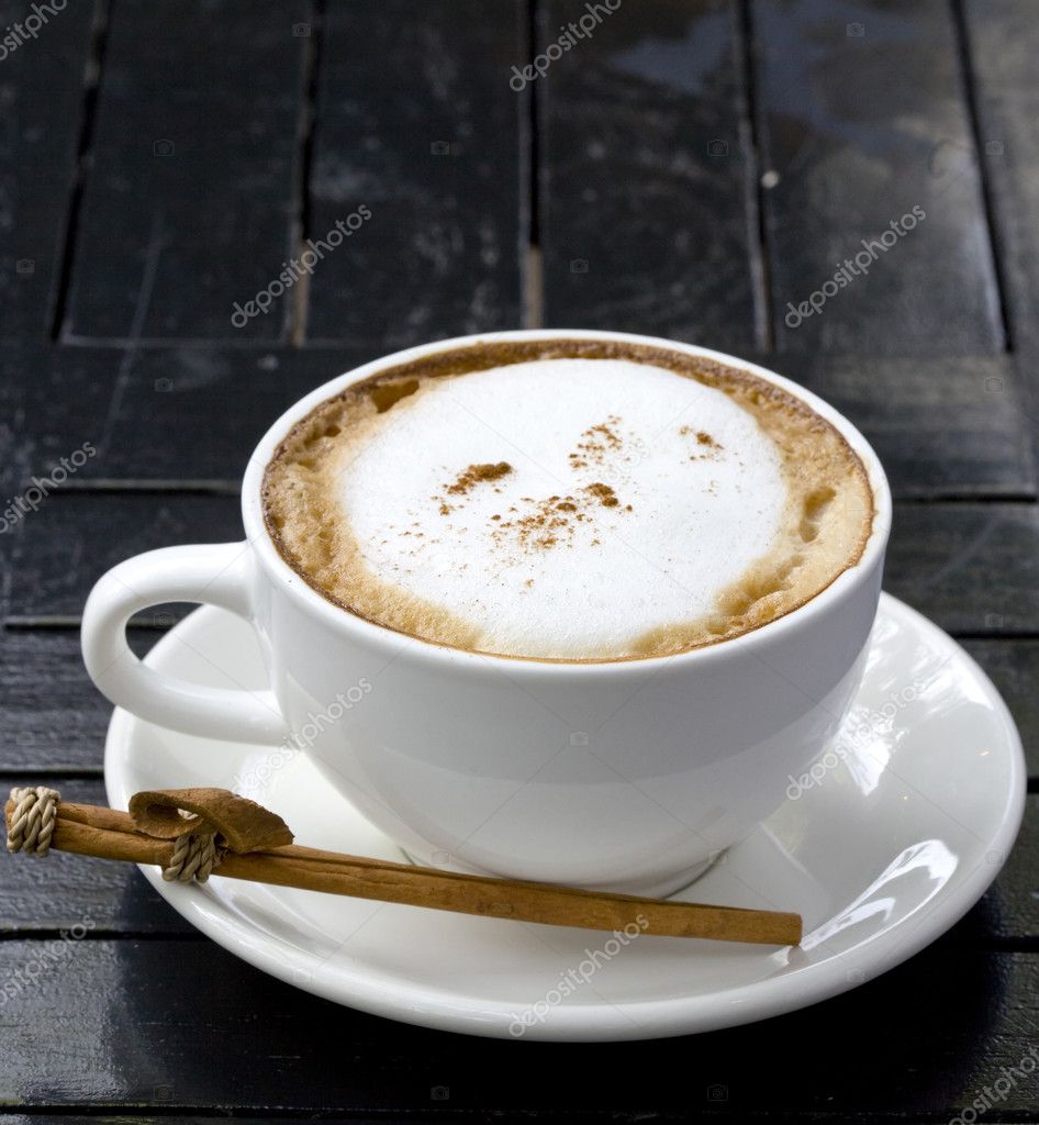 Cup from coffee with milk Stock Photo by ©KKulikov 3033755