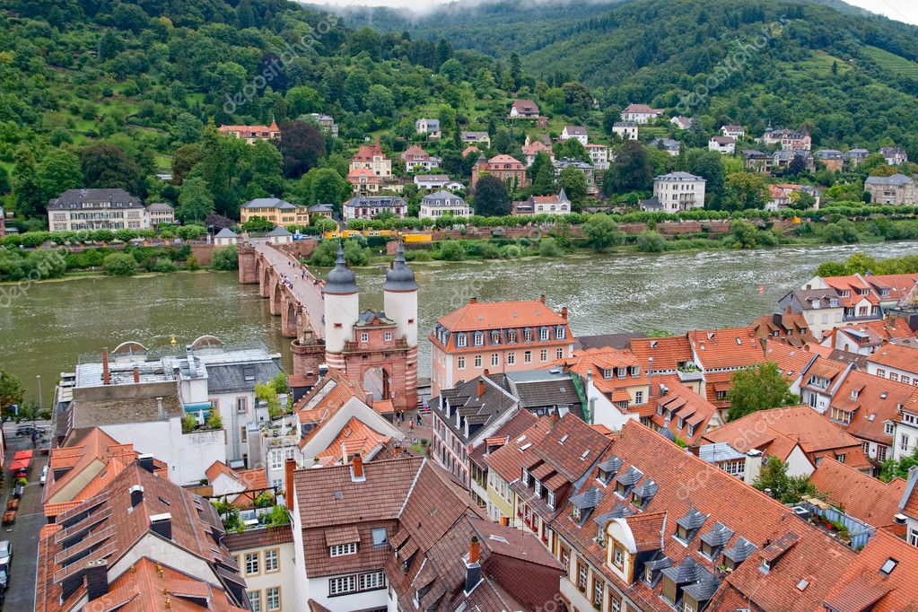 View of Heidelberg city, Germany Stock Photo by ©peresanz 3853908