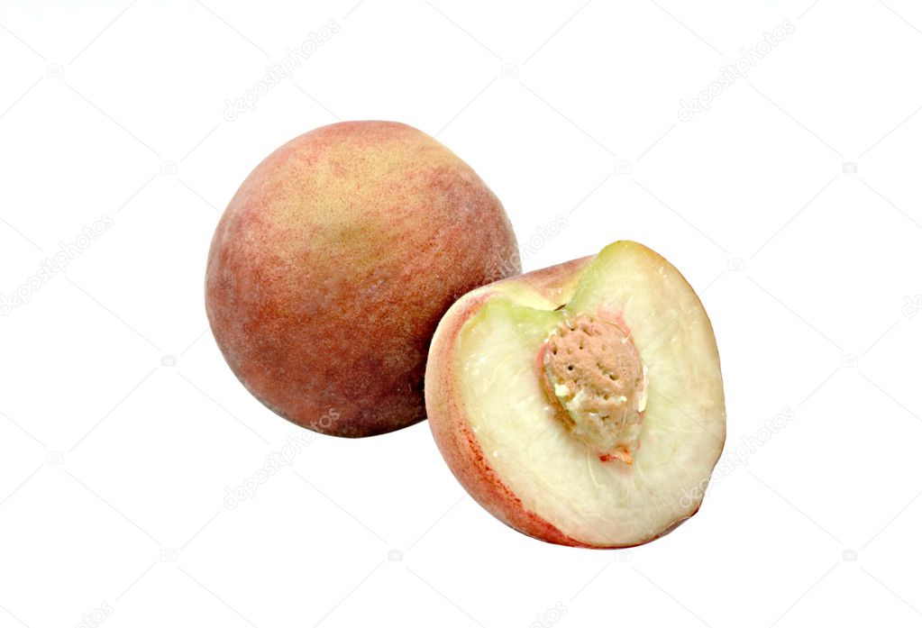 Peach and its section Stock Photo by ©vaeenma 2698592