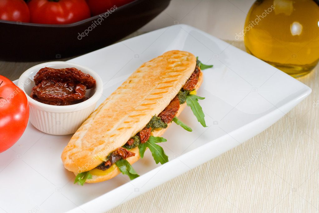 Panini sandwich — Stock Photo © keko64 #3873500