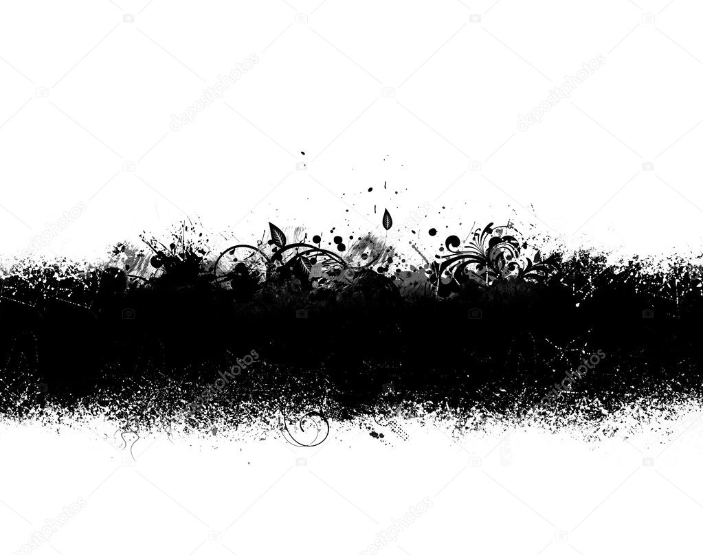 Black Grunge Banner Stock Photo by ©ponytail1414 3797054