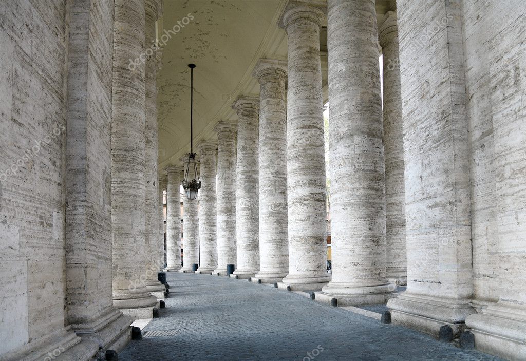 Bernini's colonnade Stock Photo by ©majaFOTO 2971980
