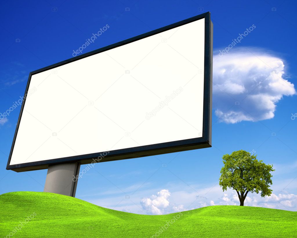 White advertising wall Stock Photo by ©WDGPhoto 3121026
