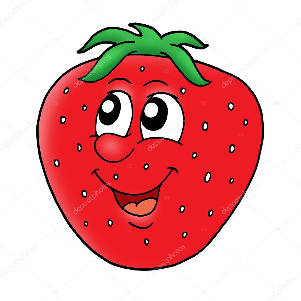 Smiling strawberry | Smiling strawberry — Stock Photo © clairev #2942541