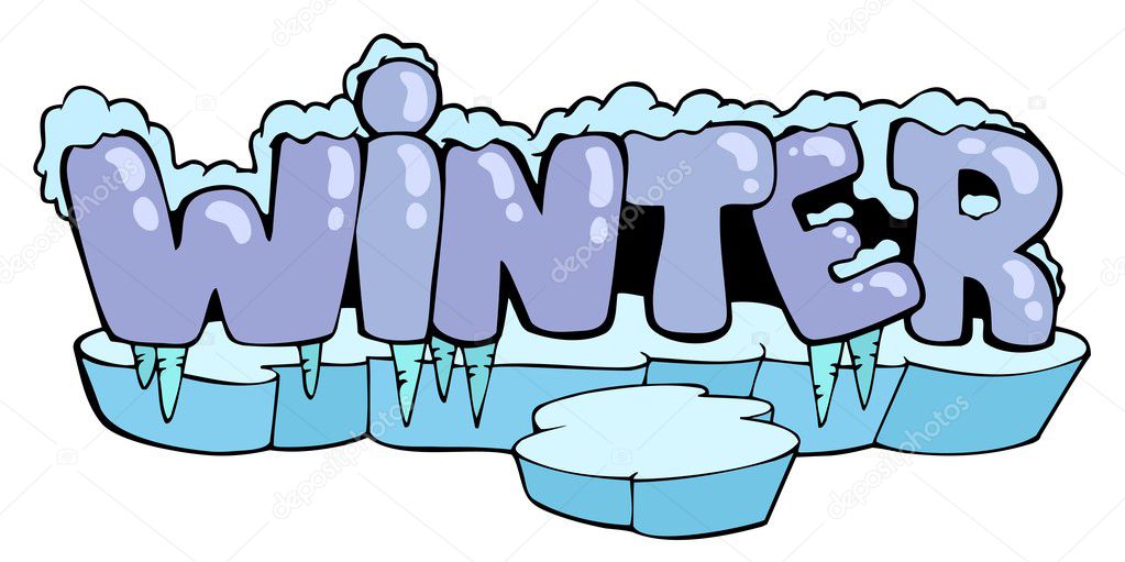 Cartoon winter teken — Stockvector © clairev #3735592