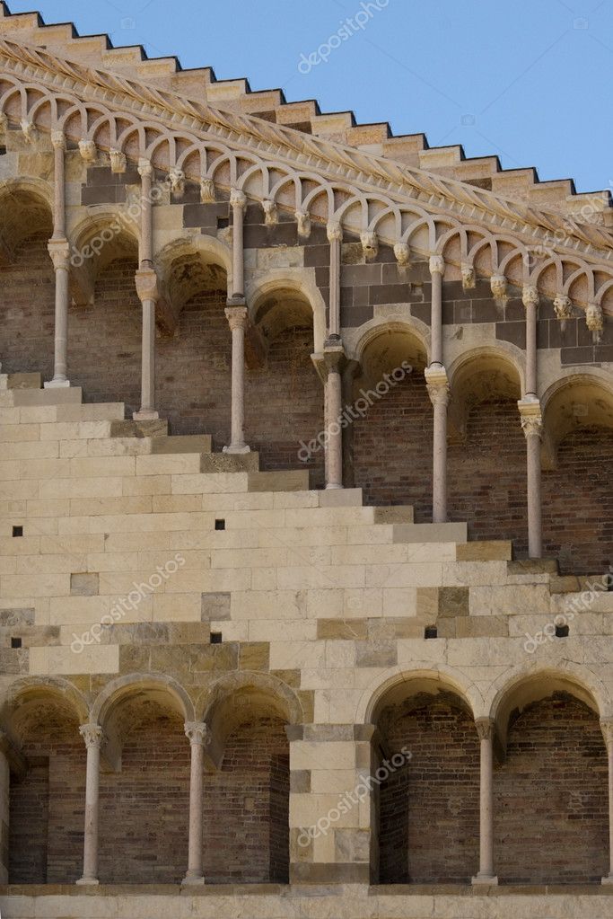 Romanesque architecture in parma italy — Stock Photo © boerescul #3718834