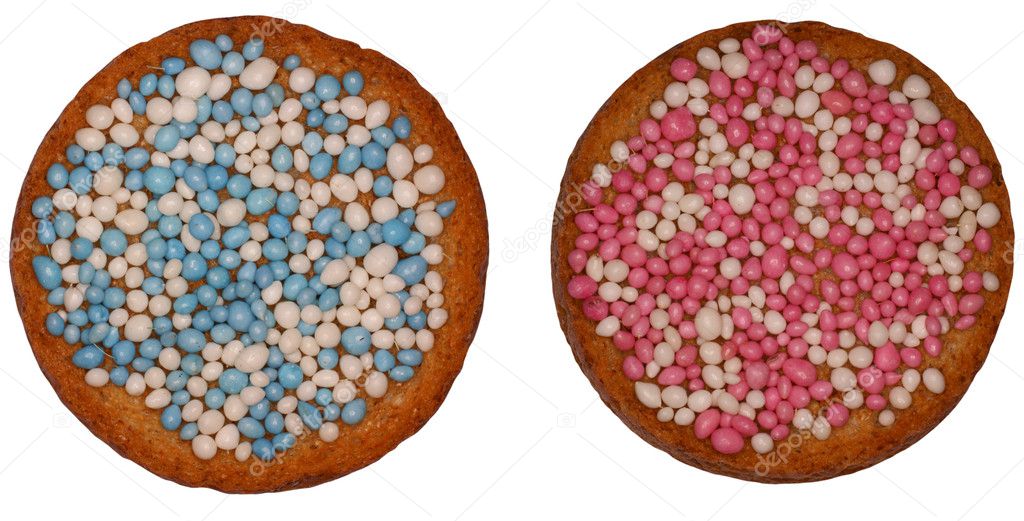 Baby mice, pink and blue, boy or girl Stock Photo by ©tonlammerts 3635365