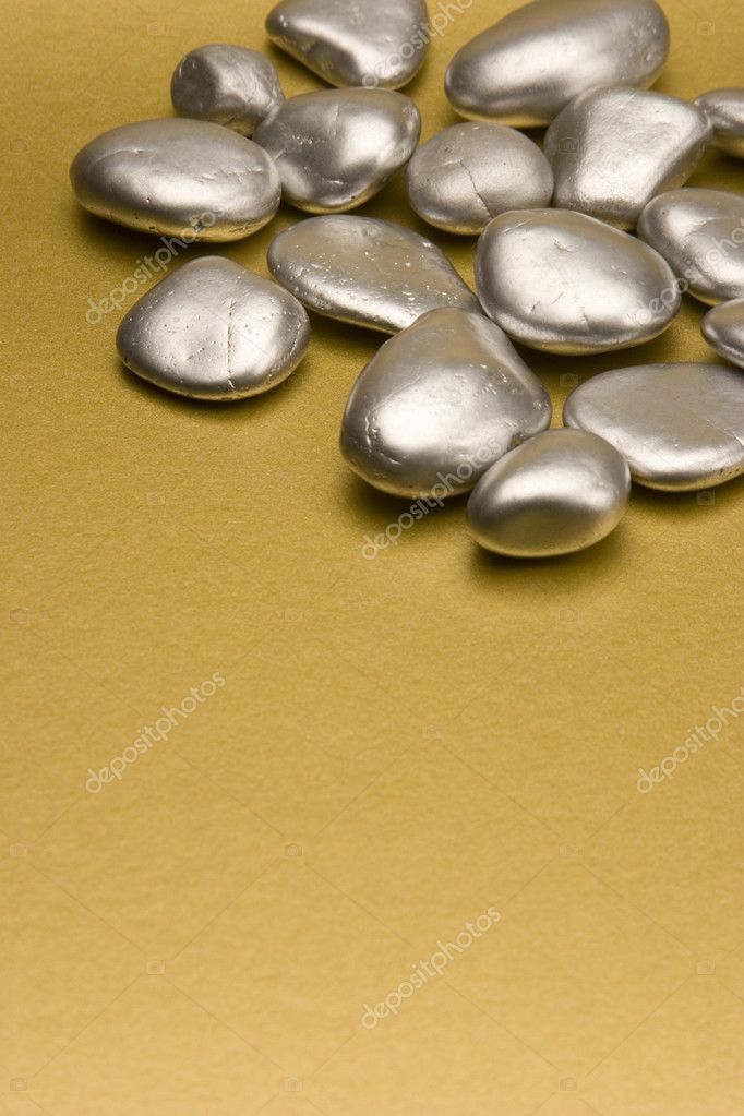 Silver pebbles Stock Photo by ©garnham123 3130341