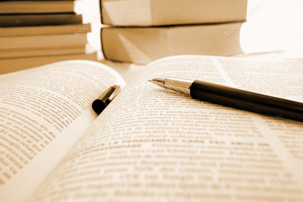 Opened book — Stock Photo © arosoft #2710561