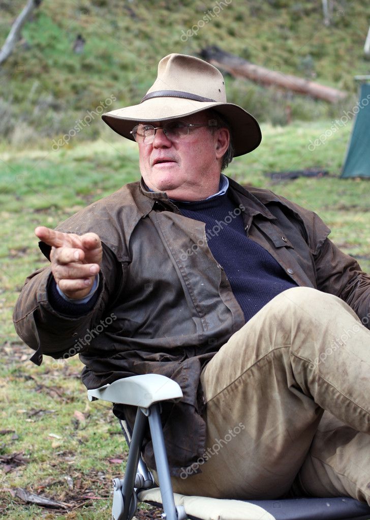 Australian Bushman — Stock Photo © cmeder #3363412