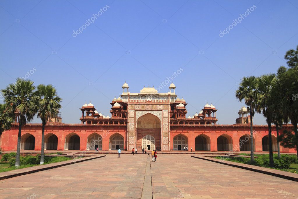 The Tomb of Akbar the Great ⬇ Stock Photo, Image by © RudolfT #2937277