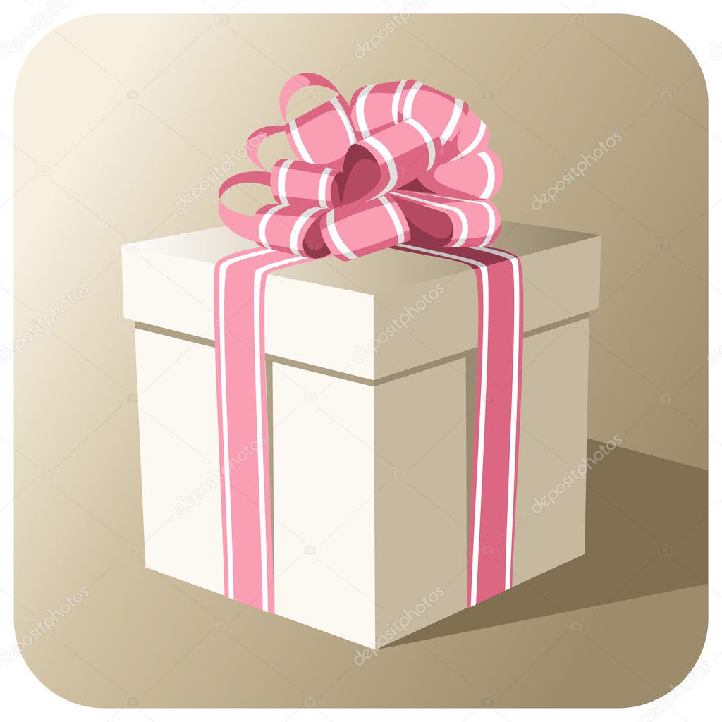 Gift box — Stock Vector © cienpies #3111994