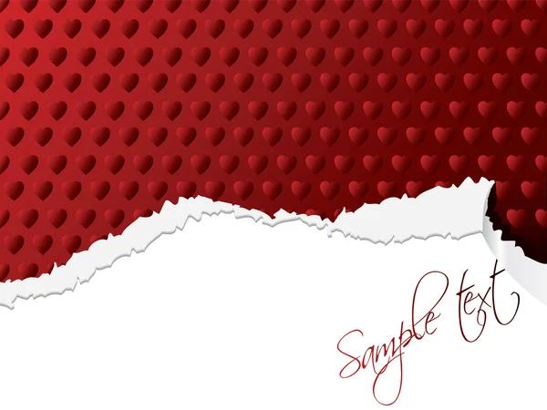 Ripped paper Valentine Stock Vector Image by ©rixipix #18502019