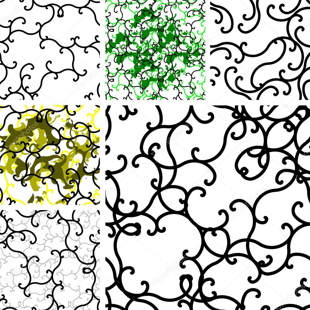 Seamless floral ornament patterns Stock Vector Image by ©ihor_seamless ...