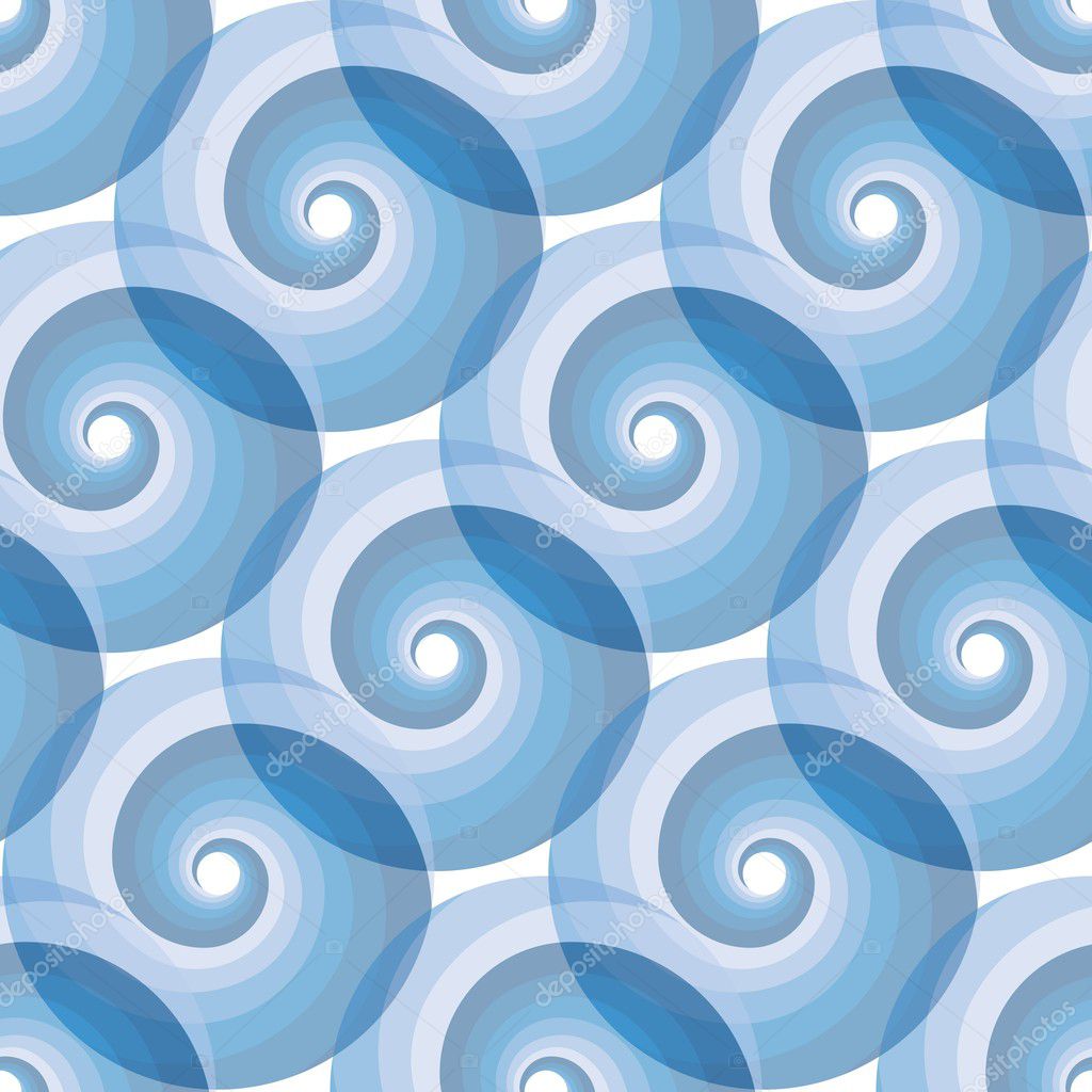Seamless water wave pattern Stock Vector by ©ihor_seamless #3165611
