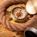 Treasure Map and compass — Stock Photo © BrunoWeltmann #3136140