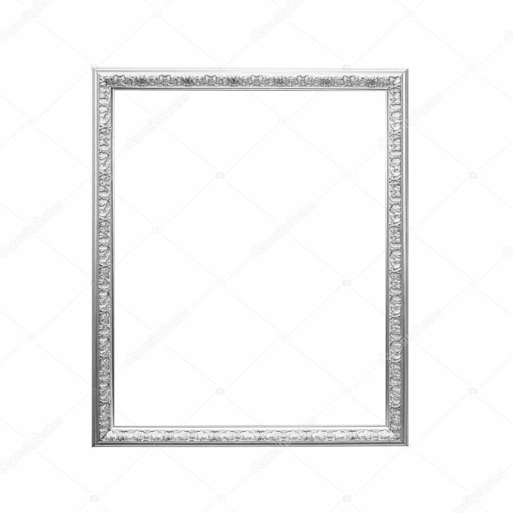 Antique silver frame Stock Photo by ©olinchuk 3094783