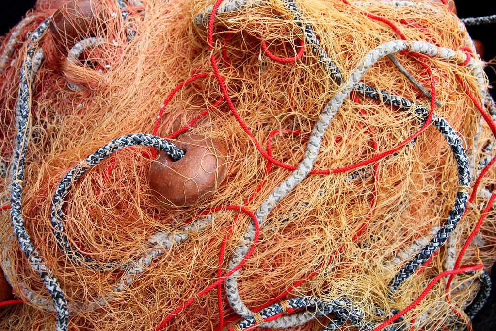Commercial fishing net — Stock Photo © daboost #3203246