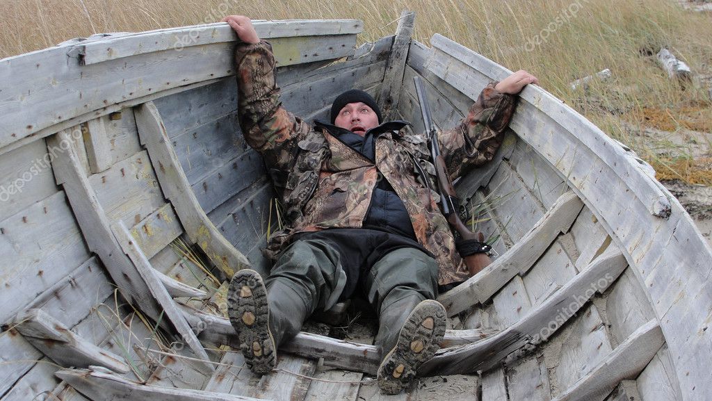 Scared person in a boat — Stock Photo © macar_ #2748028