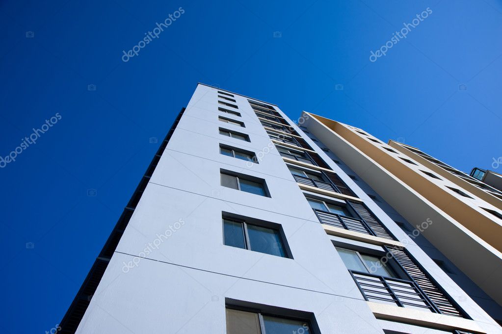 Modern Residential Building Stock Photo by ©santorini 3846228