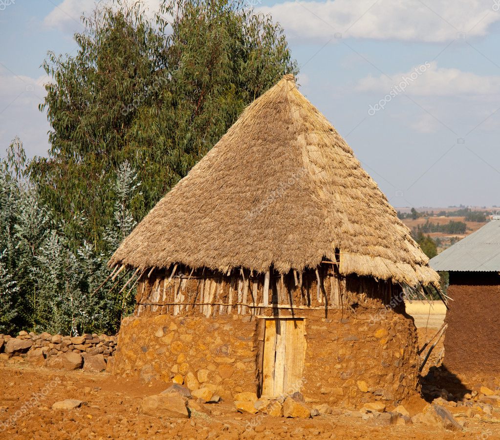 Photos: african hut | African hut — Stock Photo © kamchatka #3034436