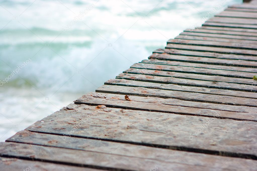 Wood pier — Stock Photo © siart1 #2860810