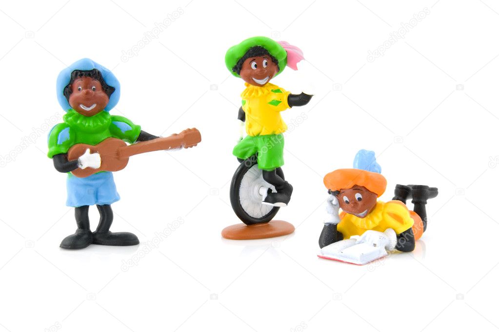 Black Pieten over white background Stock Photo by ©sannie32 3057756